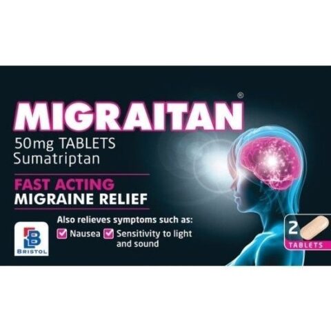 Migraitan 50 mg Tablets | Your Meds Delivered